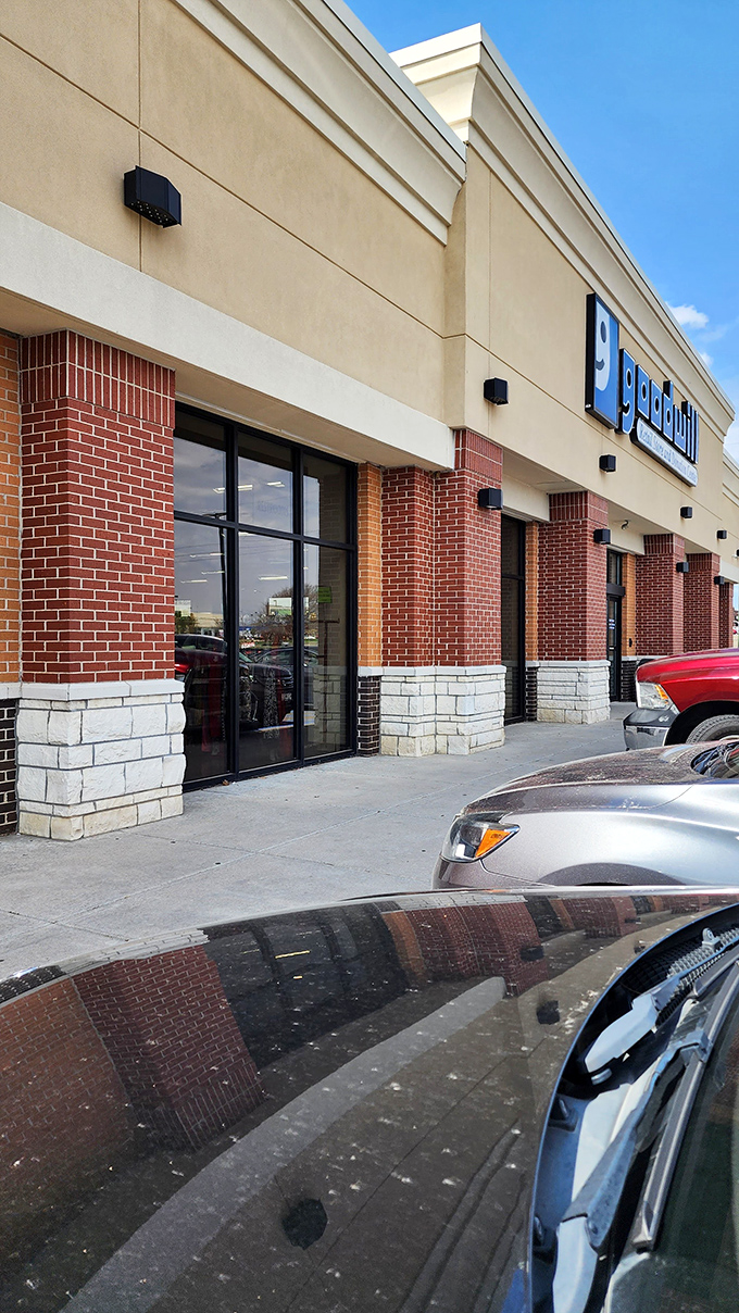 The unassuming exterior hides a wonderland of bargains&mdash;like a treasure chest disguised as an ordinary building.