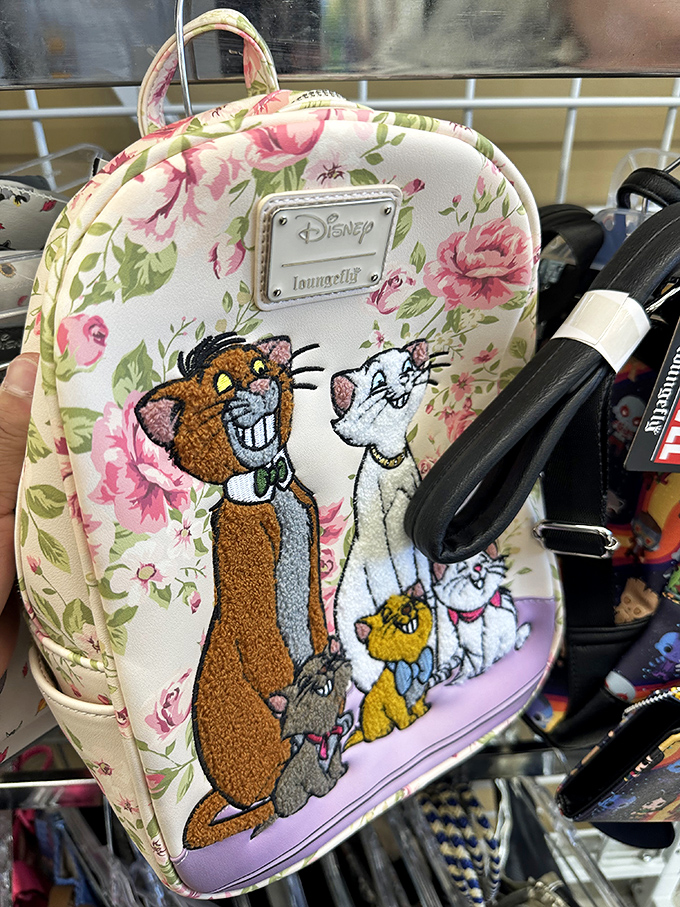 Disney nostalgia meets practical storage in this Aristocats backpack &ndash; proving some childhood loves never truly fade away.