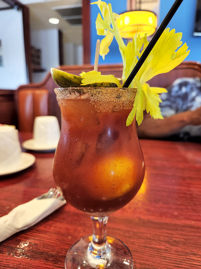 This Bloody Mary isn't just a drink&mdash;it's a garden in a glass with enough garnish to count as a side salad.