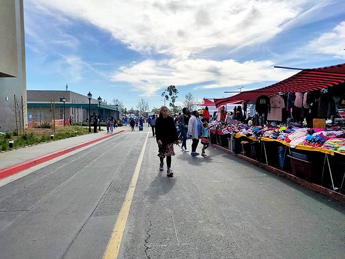 The bustling marketplace hums with the energy of the hunt &ndash; shoppers scanning tables with the focus of archaeologists on a promising dig.