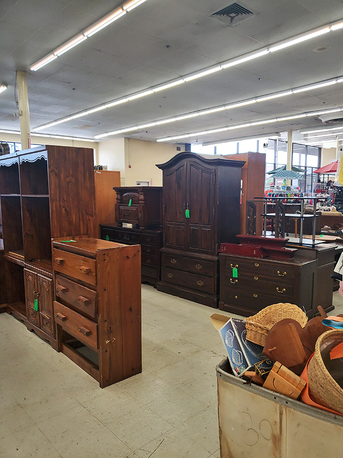Solid wood furniture that would make your carpenter grandfather nod approvingly&mdash;these aren't particle board pretenders, but genuine hardwood survivors.