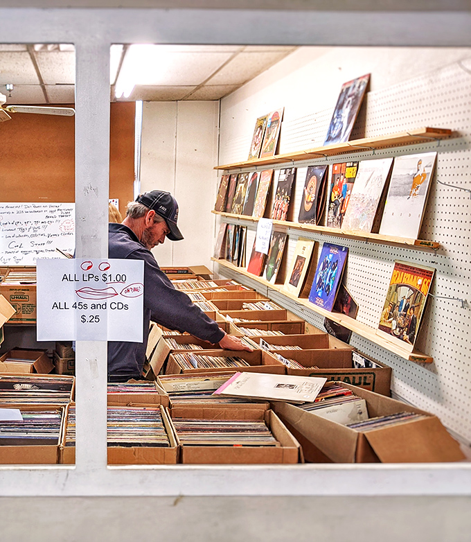 Vinyl archaeology in action &ndash; where every flip through the stacks might uncover that album you wore out in high school.