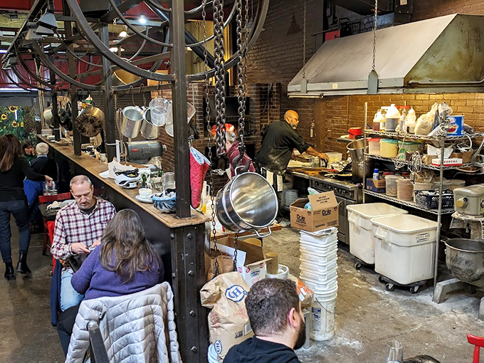 The open kitchen isn't just for show&mdash;it's dinner and a performance where pasta is the star and everyone gets front-row seats to the delicious drama.