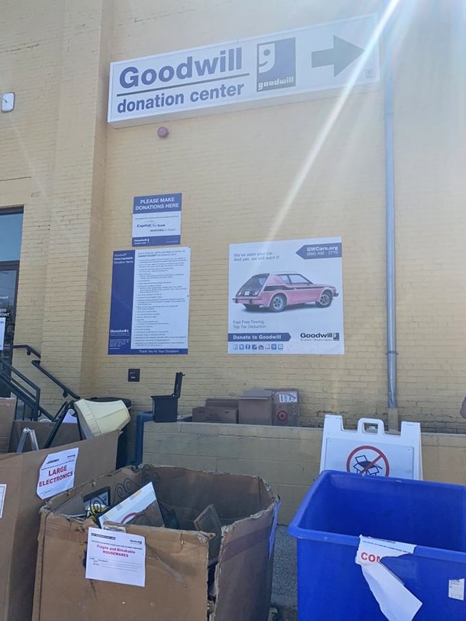 The donation center &ndash; where the circle of Goodwill begins. Yesterday's closet cleanout becomes tomorrow's delightful discovery.