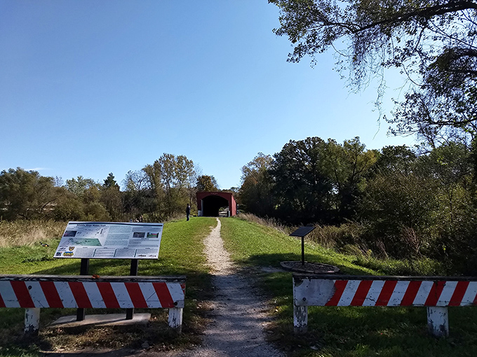 The approach to Holliwell Bridge feels like the beginning of an adventure, with each step bringing you closer to stepping back in time.
