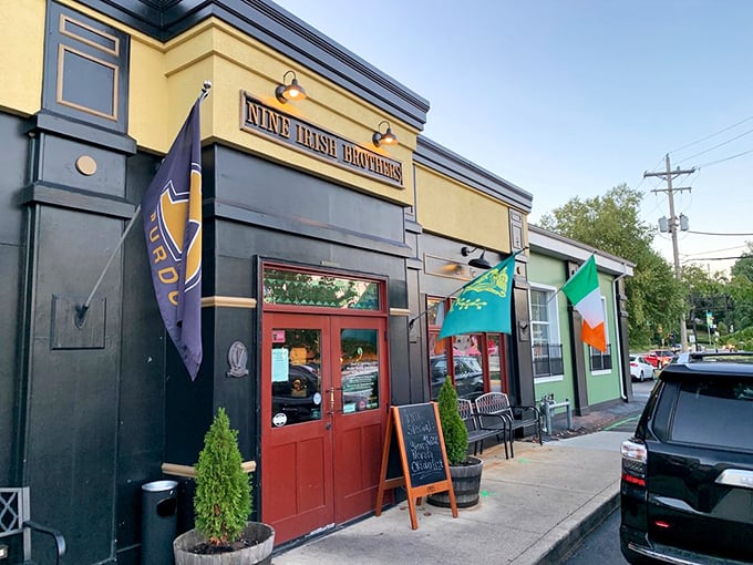 Multiple entrances mean you're always welcome here, whether you're stopping by O'Bryan's side or the main Irish Pub entrance.