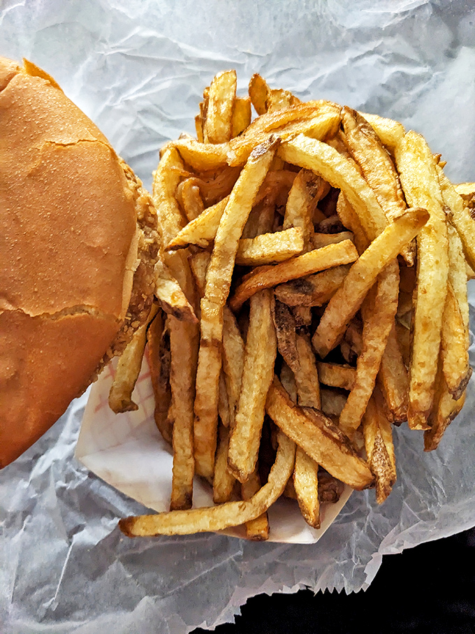 Fresh-cut fries that remind you why the frozen kind should be illegal&mdash;crispy exteriors, fluffy interiors, and the perfect companion to any sandwich.