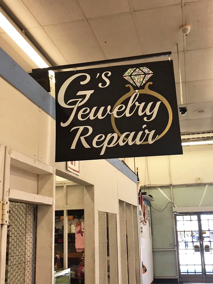 Where family heirlooms get second chances. This jewelry repair booth breathes new life into treasured pieces that carry generations of memories.