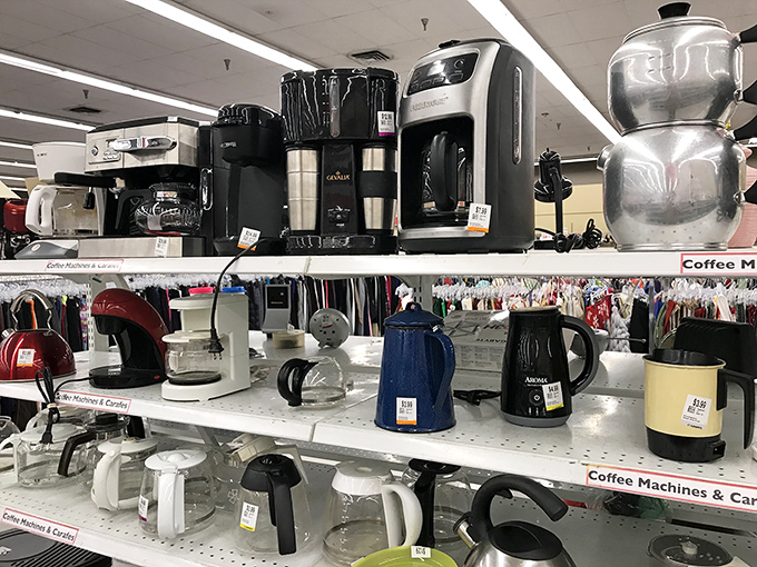 Coffee maker heaven! From simple drip to fancy espresso, these machines are ready to jumpstart someone's morning ritual at bargain prices.