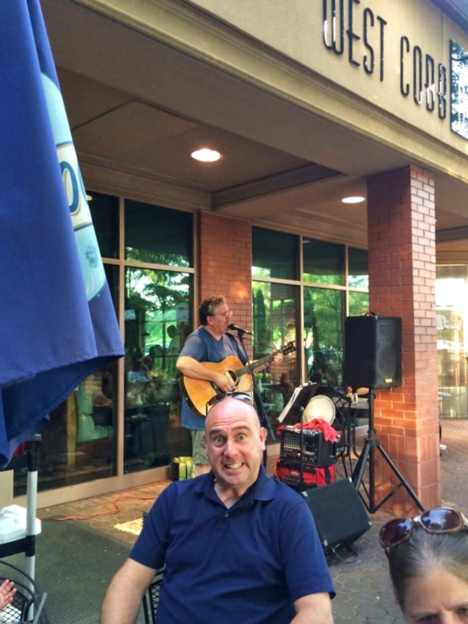 Live music on the patio adds another layer to the West Cobb experience—feeding both stomach and soul in suburban Georgia.