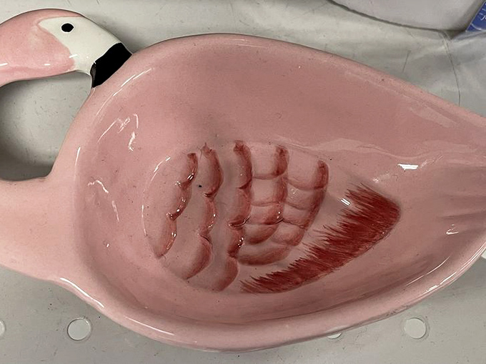 This pink flamingo dish isn't just kitchenware&mdash;it's the conversation piece your dining table didn't know it needed until this very moment.