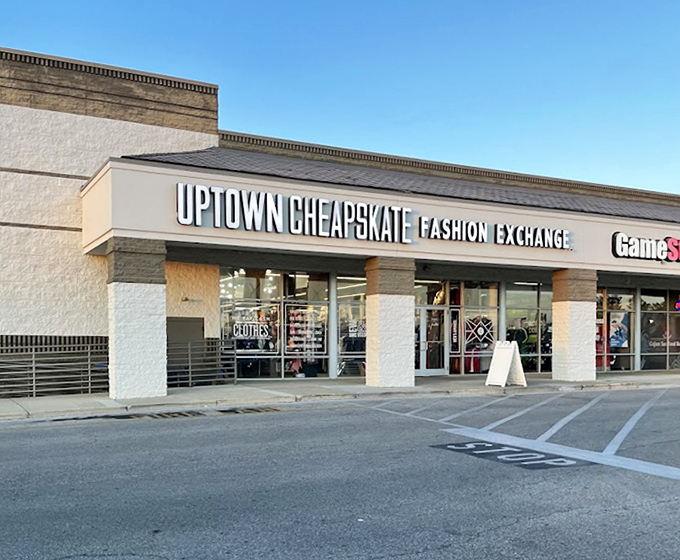 The exterior may be humble, but inside lies a kingdom of fashion finds where budget-conscious royalty shop with abandon.