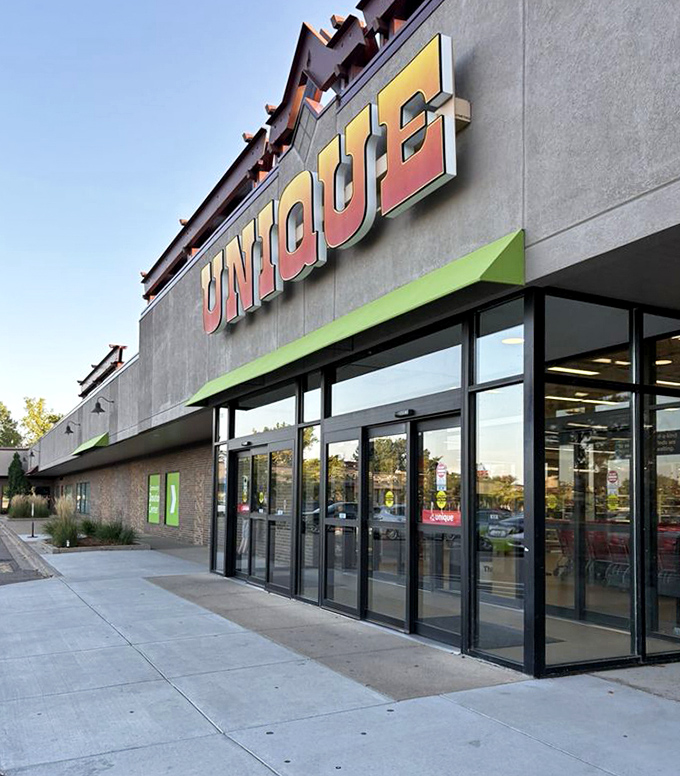 The exterior promises warehouse-sized shopping adventures where comfortable shoes aren't optional&mdash;they're survival gear for bargain hunters.