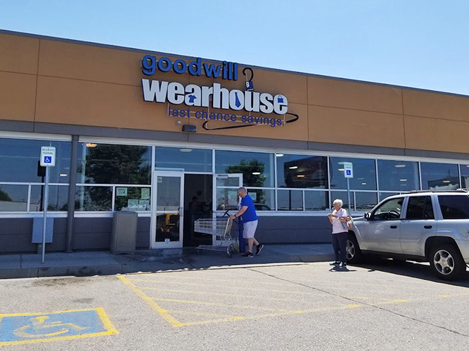 The Goodwill Wearhouse offers a more traditional shopping experience for those not quite ready for the full-contact sport of outlet bin diving.