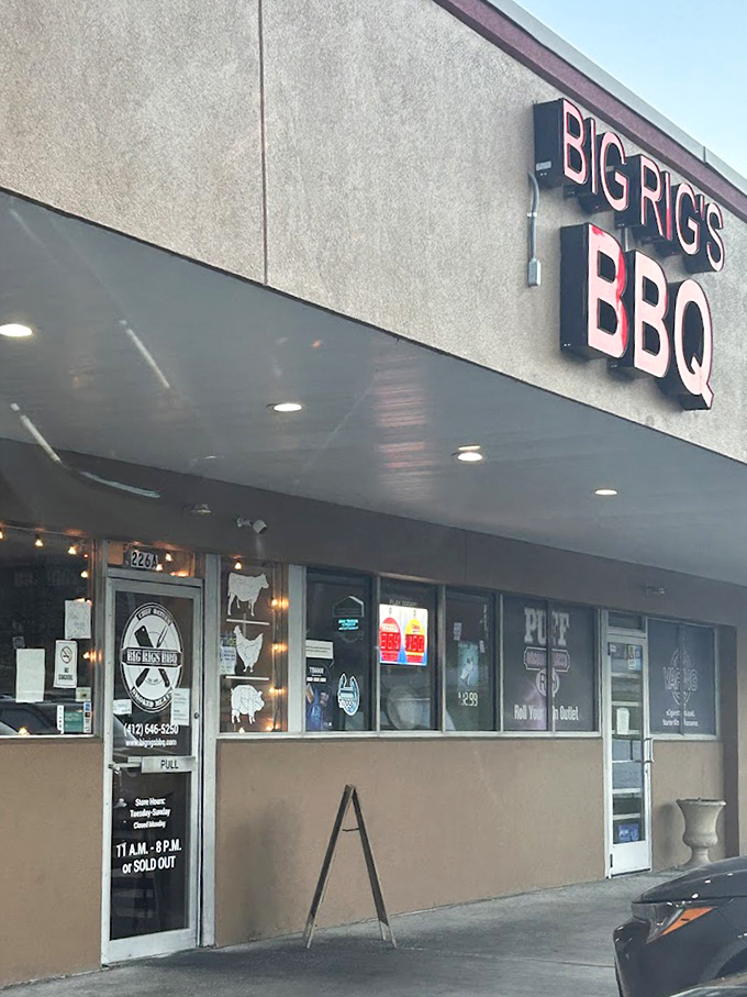 Even from the outside, you can almost smell the smoke and hear the sizzle calling your name.
