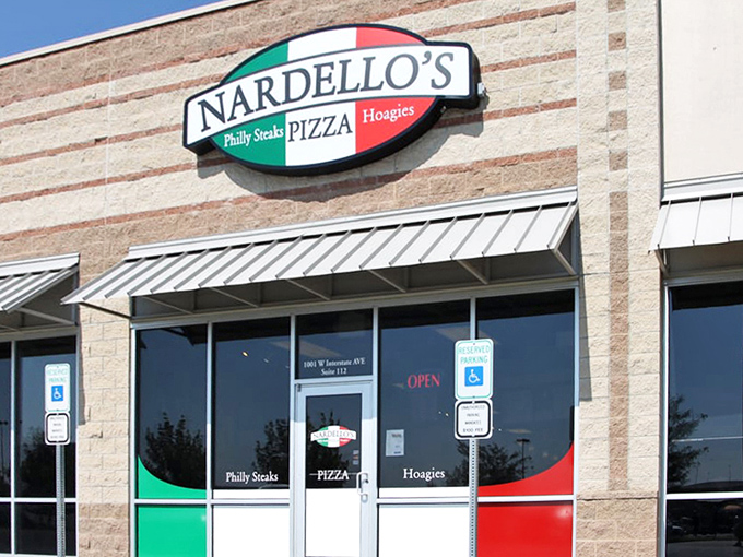 The storefront that's become a Bismarck landmark, beckoning hungry souls with promises of carbs, cheese, and complete satisfaction.