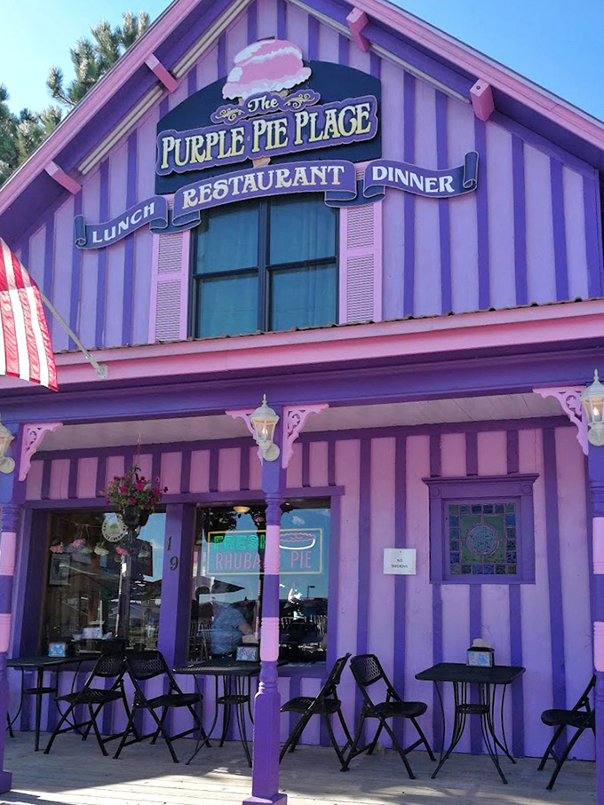 The storefront sits ready to welcome hungry travelers and locals who know where the good stuff is hiding.