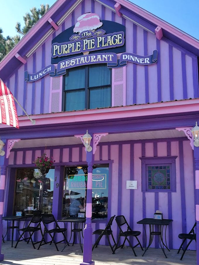 The storefront sits ready to welcome hungry travelers and locals who know where the good stuff is hiding.