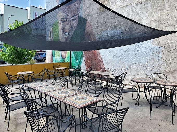 The outdoor patio&mdash;where Denver's sunshine meets Mexico's flavors, creating an international summit in your mouth that requires no translator.