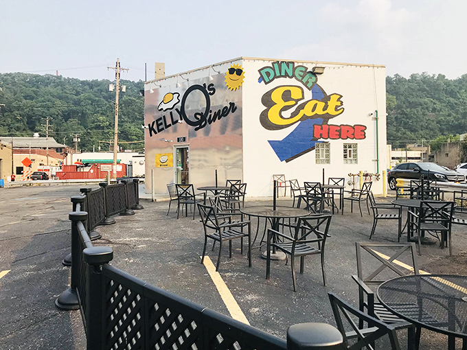 When Pittsburgh weather cooperates, this outdoor patio becomes the perfect spot to enjoy your breakfast with a side of fresh air.