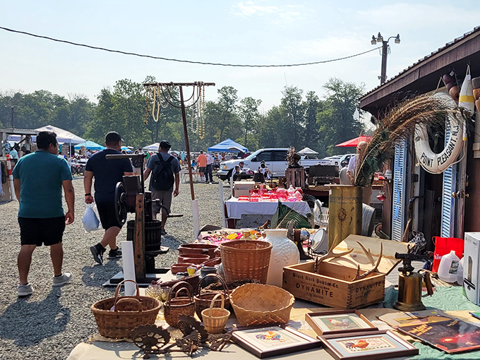 The thrill of the hunt captured in a single frame. Every basket, frame, and wooden box holds the possibility of being exactly what you didn't know you needed.