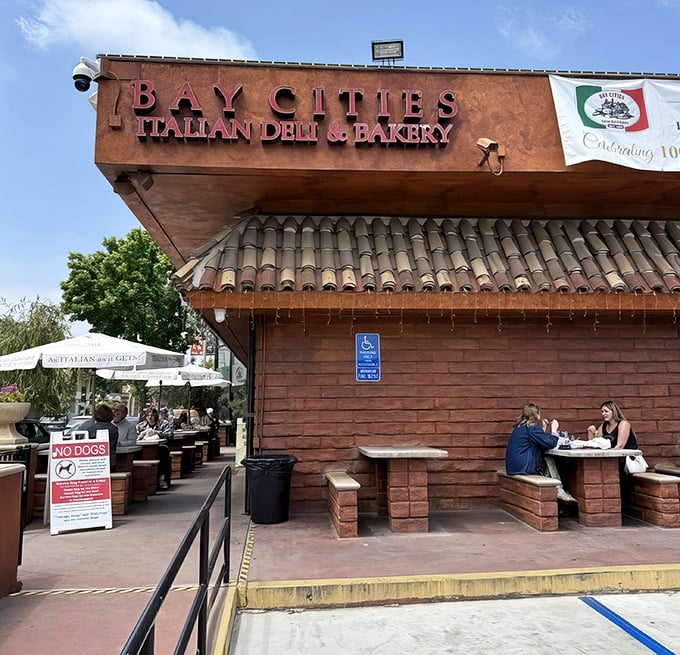 The iconic Bay Cities sign has welcomed generations of Angelenos seeking authentic Italian flavors without the transatlantic flight.
