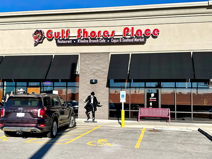 From the parking lot, Gulf Shores looks like any other suburban restaurant, but inside lies a portal to coastal culinary magic.