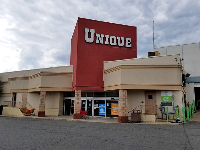 UNIQUE's exterior may be humble, but like any good thrift store, it's what's inside that counts.