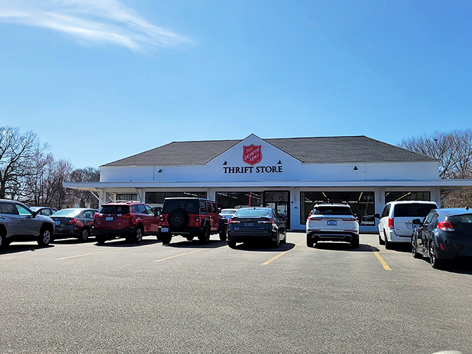 A packed parking lot tells the true story—Rhode Islanders know exactly where to find guilt-free retail therapy.
