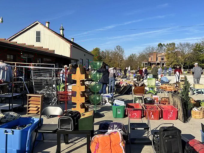 Weekend crowds prove that the thrill of the hunt beats online shopping every single time.