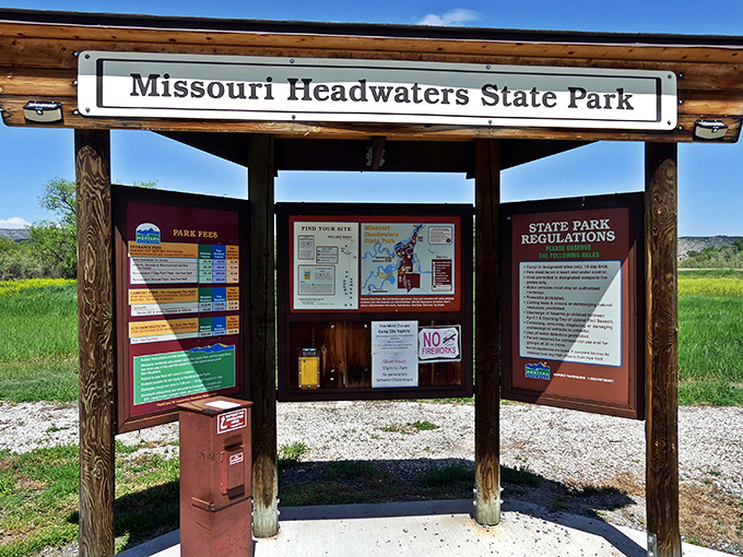 Information central: where your adventure begins with maps, rules, and the promise of discoveries that no smartphone notification can match.