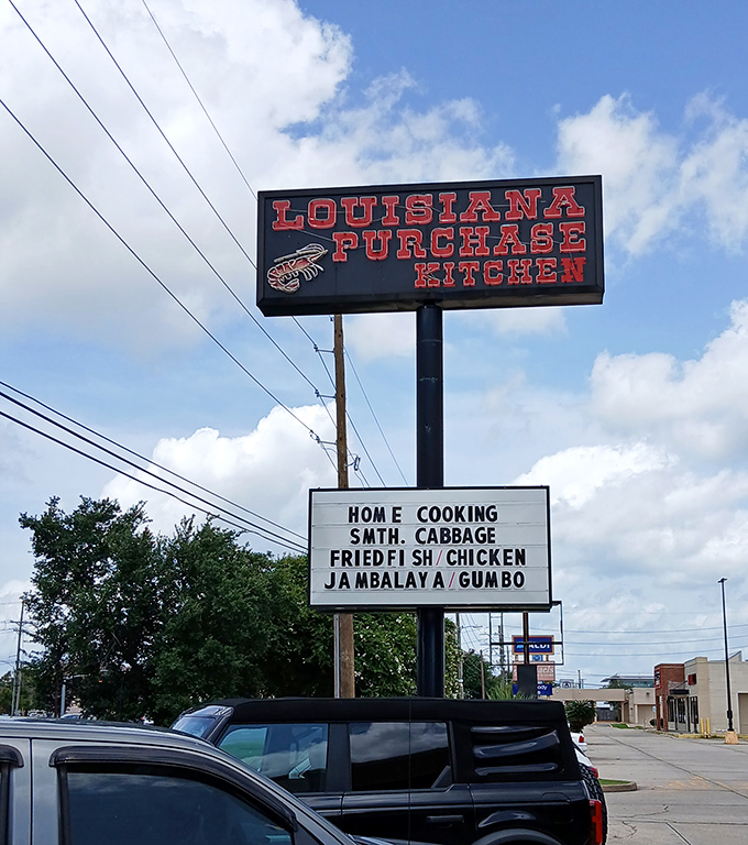 The roadside sign that's saved countless travelers from settling for fast food mediocrity. Those who heed its call are rewarded with authentic delights.