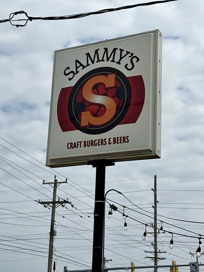 That iconic "S" sign stands as a landmark for burger pilgrims. "Turn at Sammy's" has become shorthand for "You're about to eat something amazing."