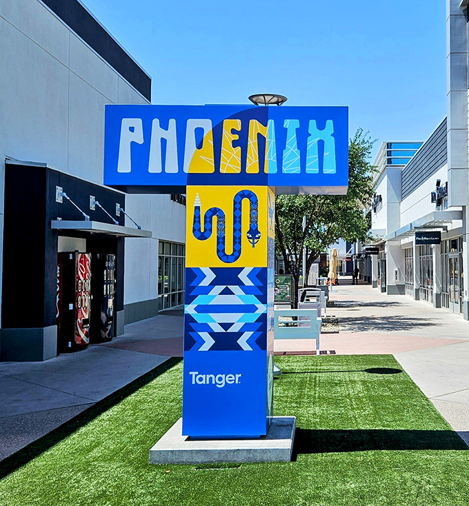This vibrant Phoenix sign captures the spirit of the city&mdash;bold, colorful, and unafraid of standing in the desert sun.