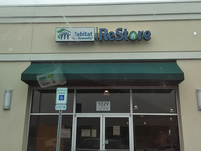 The beacon that calls bargain hunters home, where "ReStore" means "restore your faith in affordable shopping."