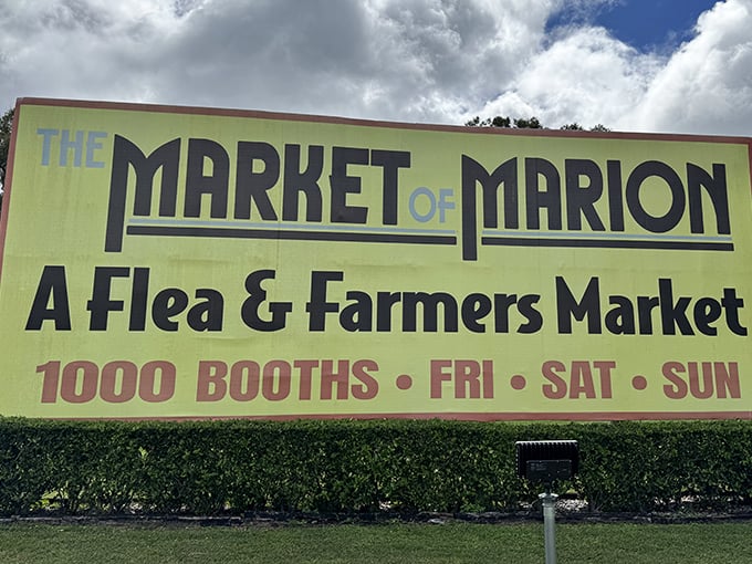 The promise of 1000 booths under Florida's big sky&mdash;a sign that practically guarantees you'll find something you never knew you needed.
