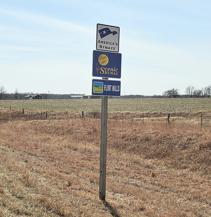 This modest sign marks the threshold between ordinary travel and an extraordinary journey through living history.