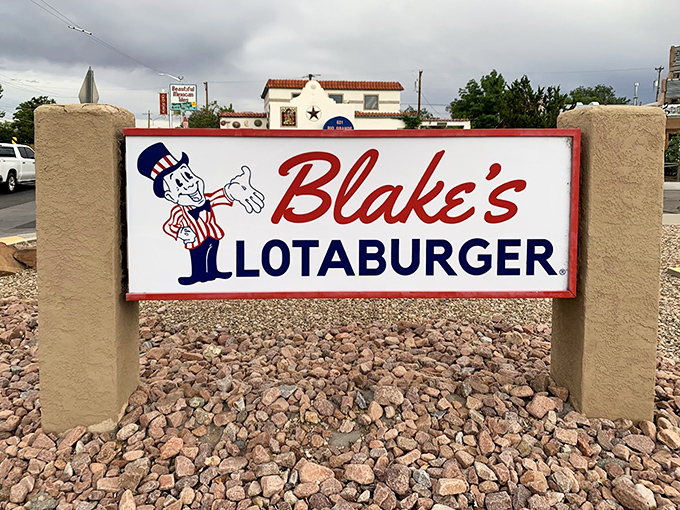 The vintage sign featuring their character mascot &ndash; a charming throwback to an era when fast food still felt like a special occasion.