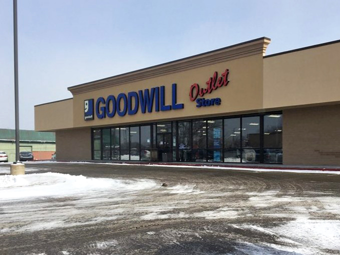 The sign says "Outlet Store" but regulars know it's really code for "Treasure Hunt Headquarters" where the thrill of discovery never gets old.