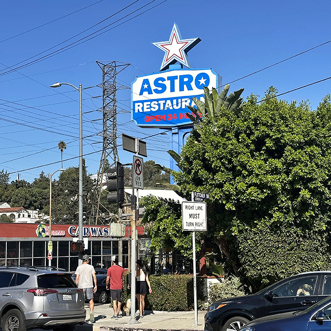 That star-topped sign isn't just advertising&mdash;it's a beacon of hope for the hungry, a landmark for locals, and a promise of pancakes to come.