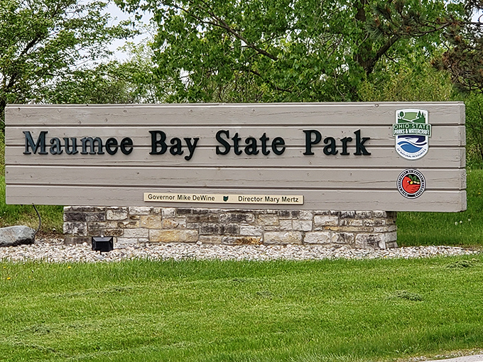 The official welcome sign: your signal to exhale, unplug, and remember why they call it the great outdoors. Adventure starts here.