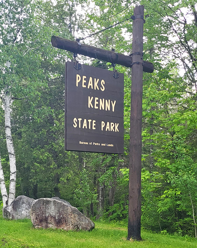This unassuming sign marks the threshold between ordinary life and extraordinary memories. Maine's version of "Open Sesame" for nature lovers.