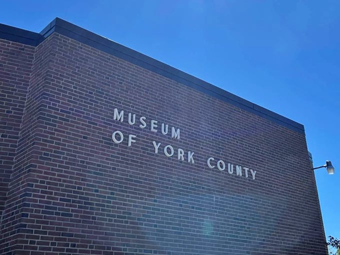Simple signage, extraordinary experiences inside. The museum's modest exterior belies the world-class exhibits waiting to be explored.