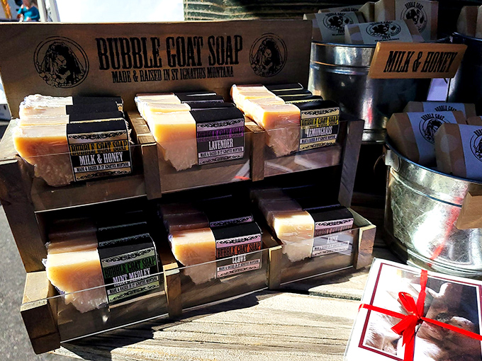 Bubble Goat Soap that makes showering feel like a farm-to-bathroom experience. Lavender, milk & honey&mdash;scents that make ordinary cleanliness feel downright decadent.