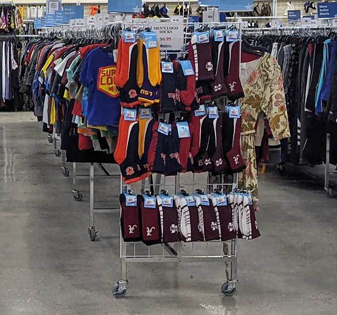 College pride on display &ndash; these socks and accessories let sports fans show team spirit without breaking the bank.