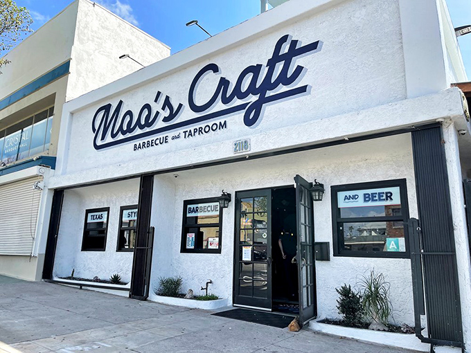 The storefront beckons like a beacon of smoked meat salvation on a street where finding exceptional barbecue feels like striking gold.