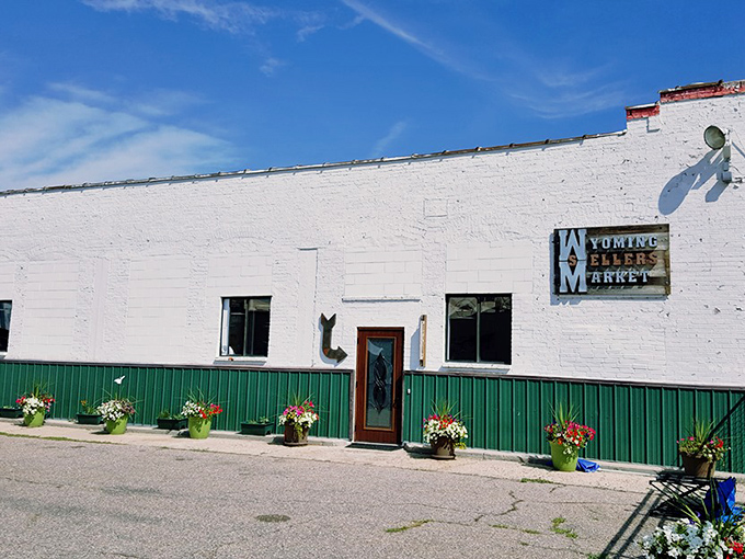 Flower pots welcome visitors to this unassuming treasure trove, where Wyoming's past waits to become part of your future.
