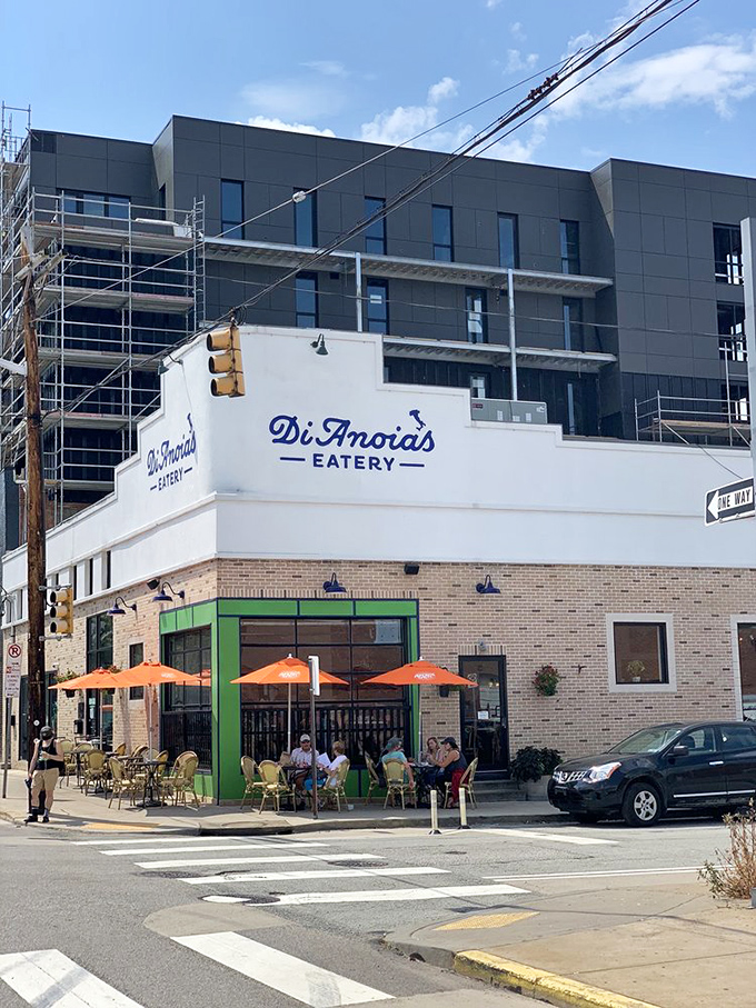 The restaurant's exterior beckons with promise &ndash; like finding an authentic Italian postcard come to life on a Pittsburgh street corner.