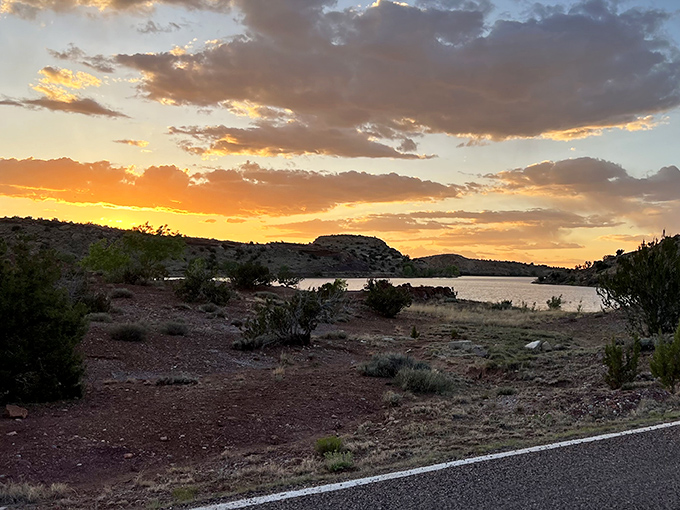 Sunsets at Lyman Lake prove that nature doesn't need filters to absolutely crush the competition every time.