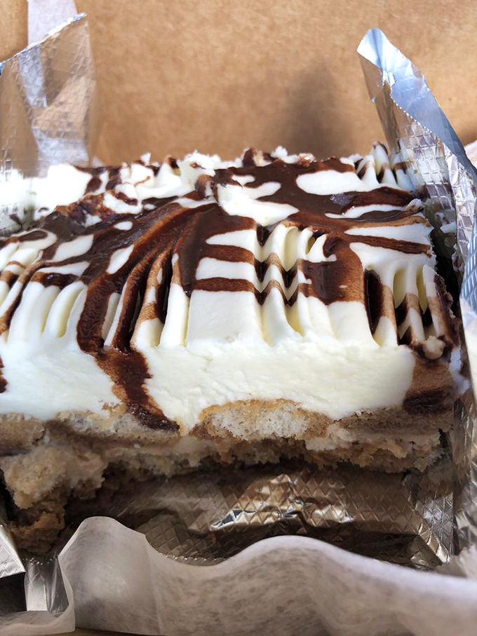 Tiramisu with layers of coffee-soaked ladyfingers and mascarpone – the dessert that launched a thousand satisfied sighs worldwide.